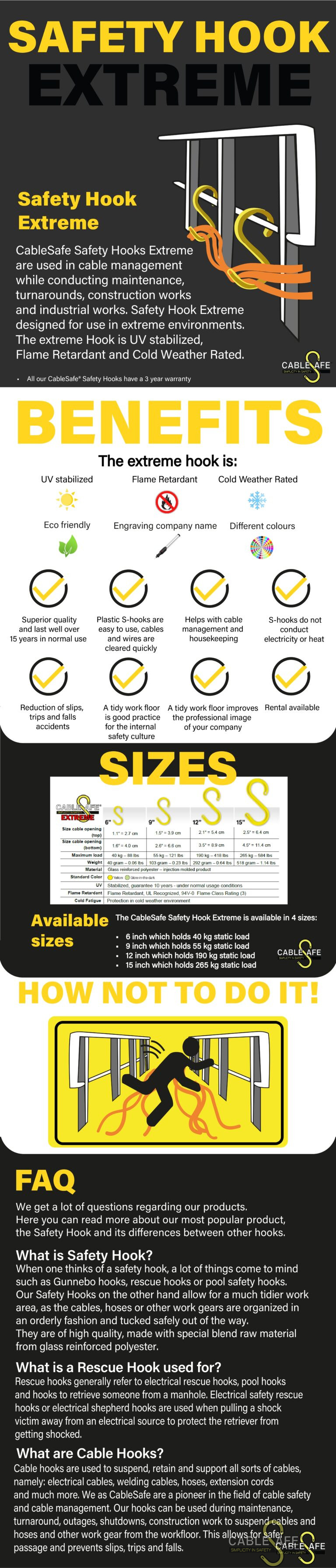 Safety Hook Extreme - CableSafe