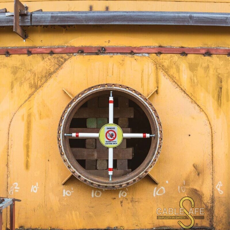 Manhole Entry Barrier - CableSafe