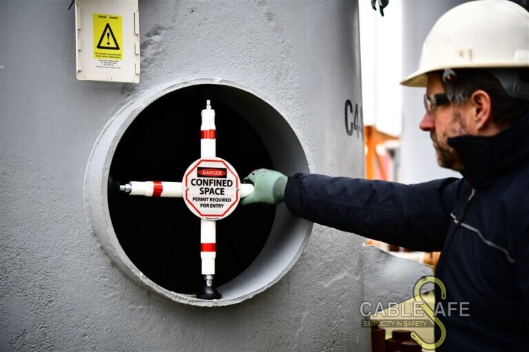 Manhole Entry Barrier - CableSafe